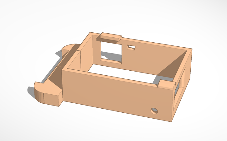3D design Motrr Galileo Gopro Hero 3+ Mount - Tinkercad