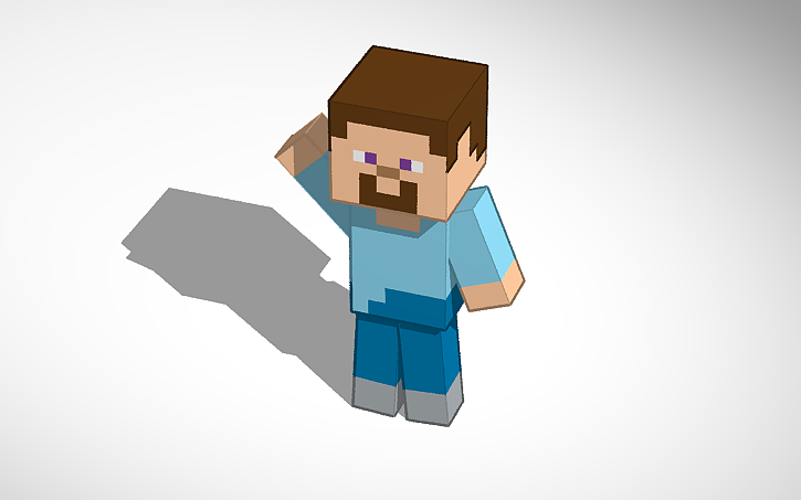 3D design Minecraft Steve | Tinkercad