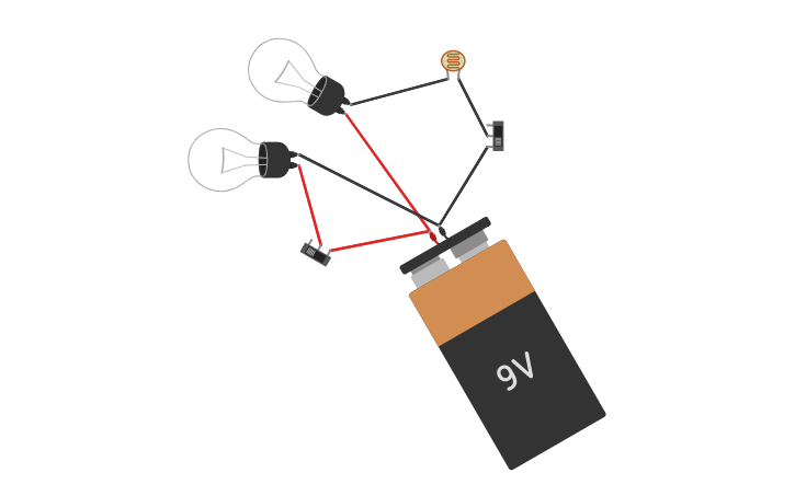 Circuit design Q2:led control with ldr (photoresistor) | Tinkercad Circuit design Q2:led control with ldr (photoresistor) | Tinkercad