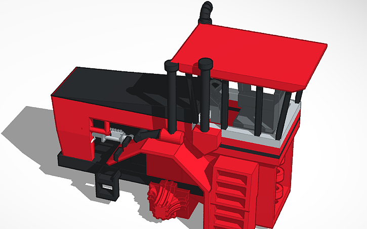 3D design tractor steiger - Tinkercad