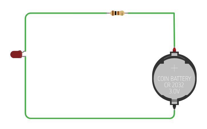 Circuit design practica 43 el led un diodo especial | Tinkercad