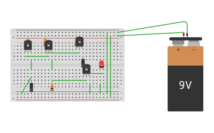 Circuit design TTL NOT GATE (NEW, ORIGINAl, 4K CIRCUIT APPROVED BY ...