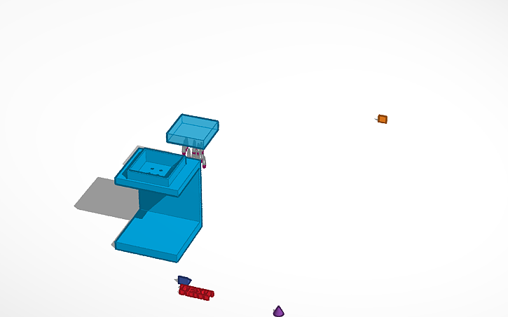 3D design self-watering plant - Tinkercad