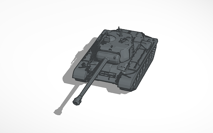 3D design Tank - Tinkercad