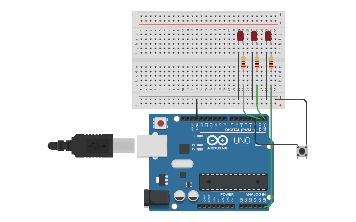 Circuit design Atividade 03 | Tinkercad