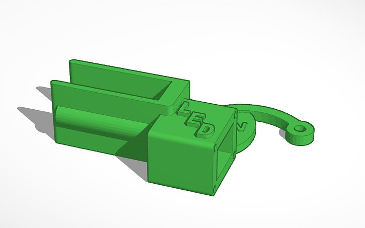 3D design led bracket | Tinkercad