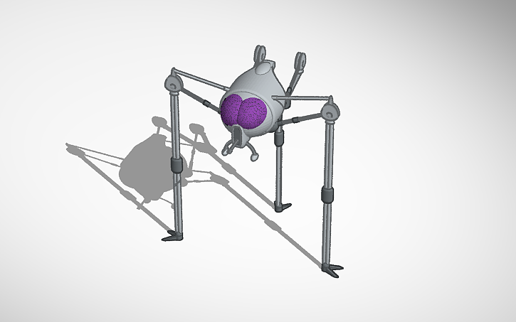 3D design Martian Scouting Machine (Jeff Wayne War of The Worlds ...