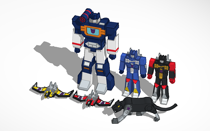 3D design Transformers G1 Soundwave | Tinkercad