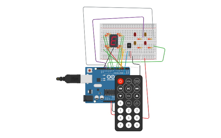 Circuit Design Таймер Tinkercad