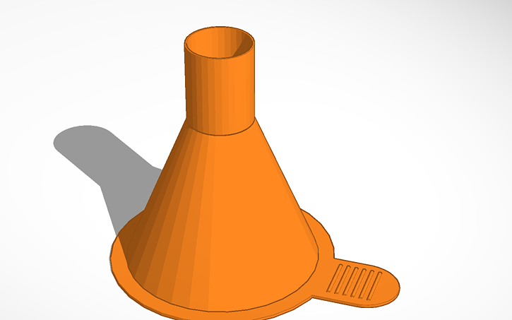 3D design Trichter - Tinkercad