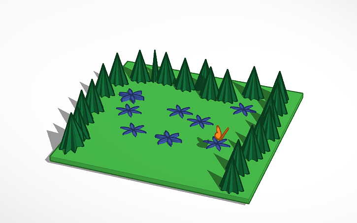 3D design Forest - Tinkercad