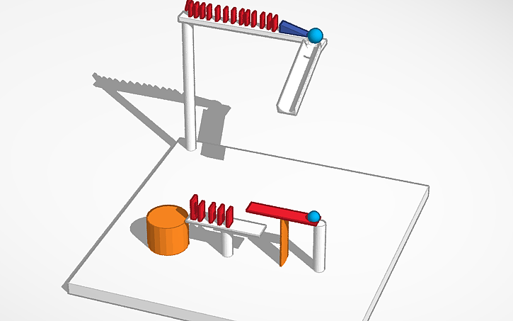 3D design 连锁反应 - Tinkercad