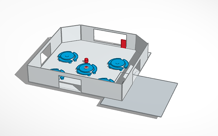 3D design Among us Skeld map - Tinkercad