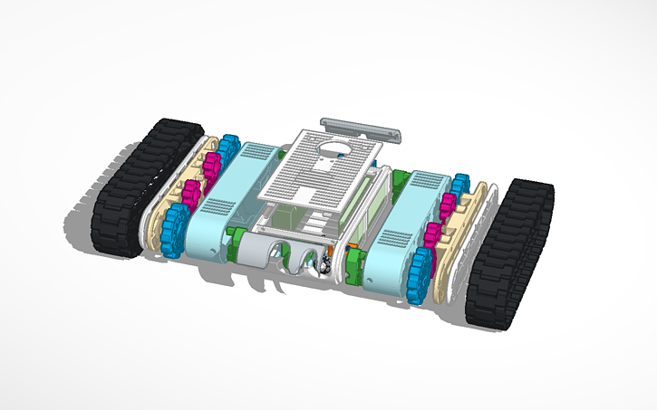 3D design Rover explosion - Tinkercad