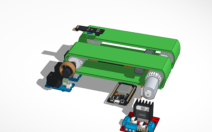 3D design Conveyor belt - Tinkercad