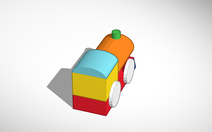 3D design train - Tinkercad