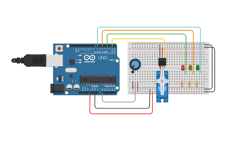Circuit design sensor - Tinkercad