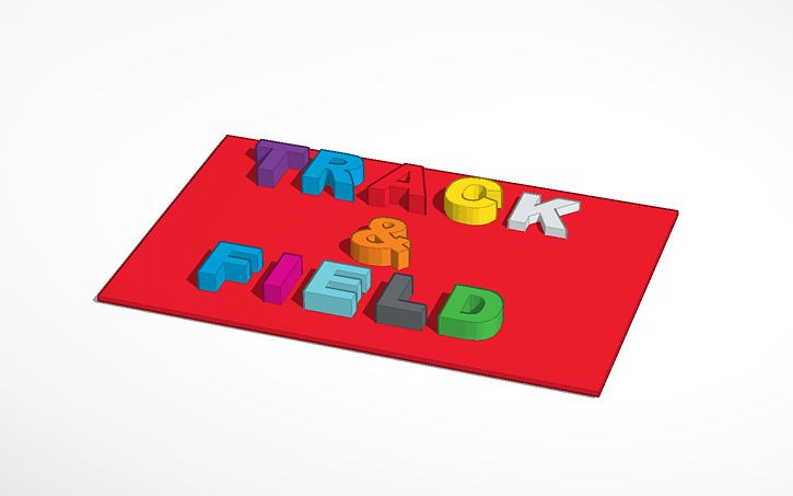 3D design Track - Tinkercad