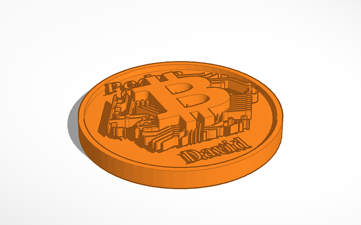 3D design BITCOIN | Tinkercad