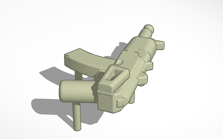 3D design lego gun - Tinkercad