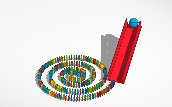 3D design Dominos - Tinkercad
