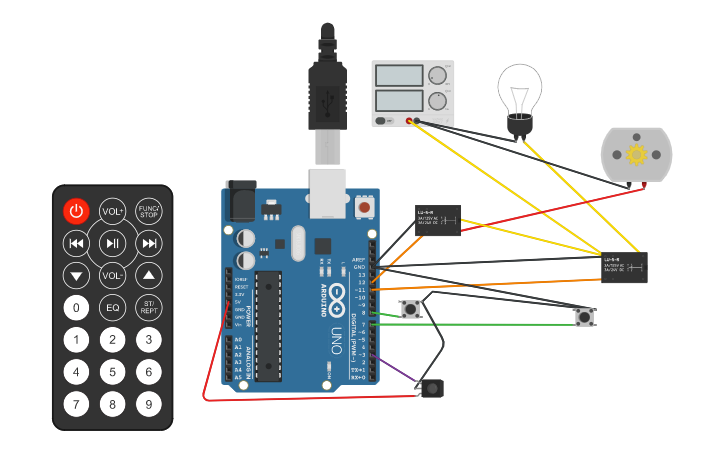 Circuit Design Home Automation With Ir Remote 1 Tinkercad