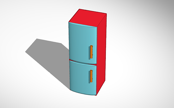 3D design Fridge - Tinkercad
