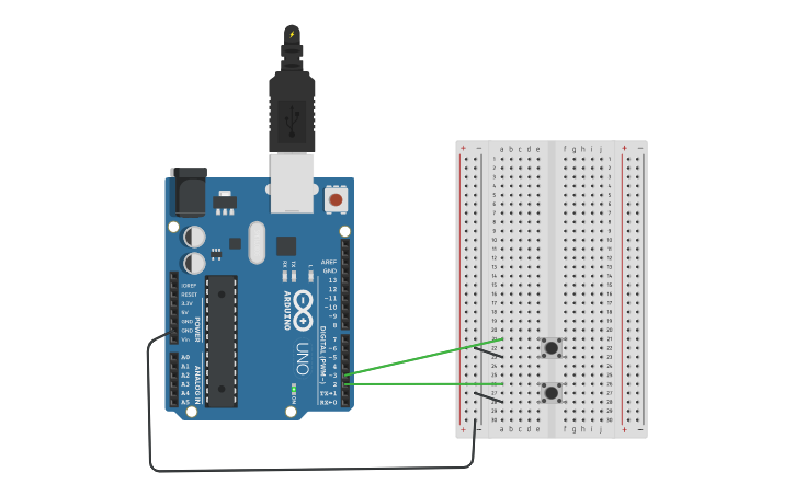 Circuit Design Count To 10 With Arduino Library Tinkercad 0654