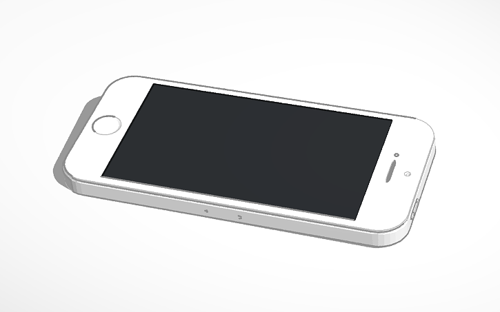 3D design Realistic Phone - Tinkercad