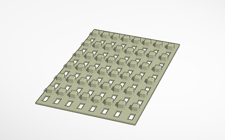 3D design socket orginizer p1 - Tinkercad