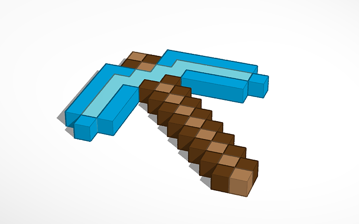 3D design minecraft pic - Tinkercad