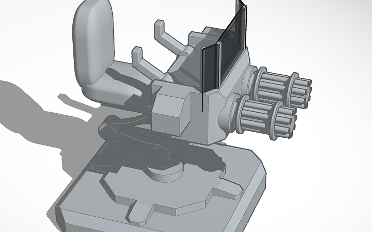 3D design Turret - Tinkercad