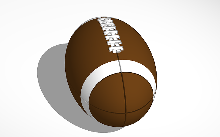 3D design Football - Tinkercad
