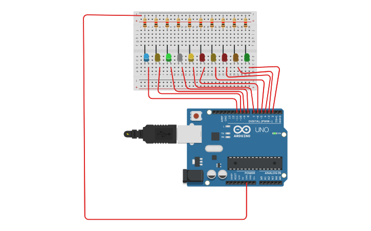 Circuit design Problema 4 | Tinkercad