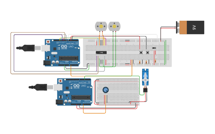 Circuit design Práctica 4 | Tinkercad