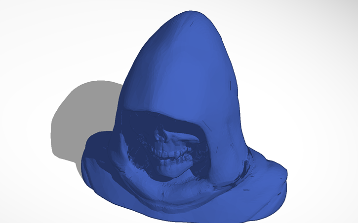 3D design Skeletor Bust | Tinkercad