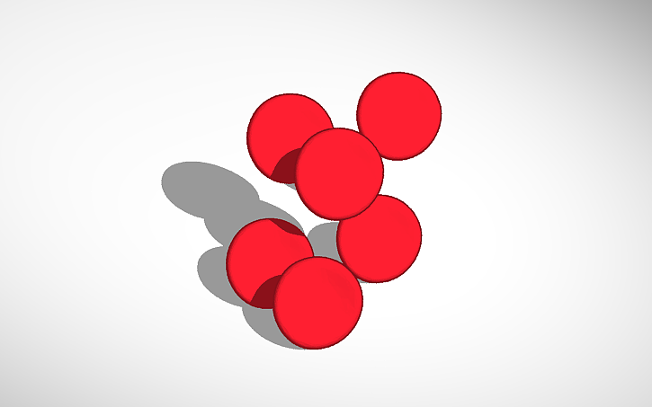 3D design Red blood cells - Tinkercad