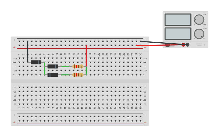 Circuit Design Segundo Circuito 1°questão Tinkercad