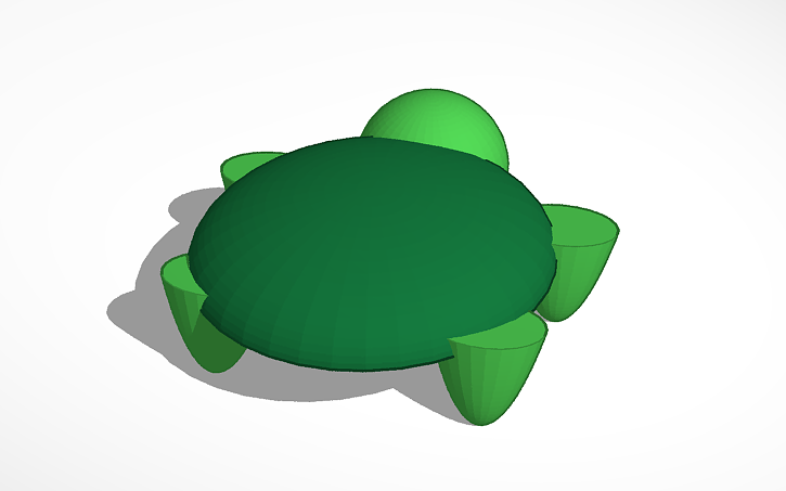 3D design turtle :P | Tinkercad