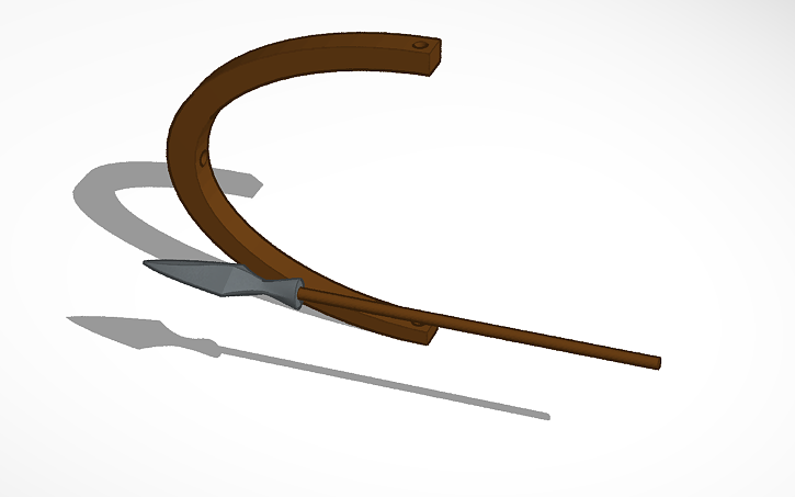 3D design Bow and arrow | Tinkercad