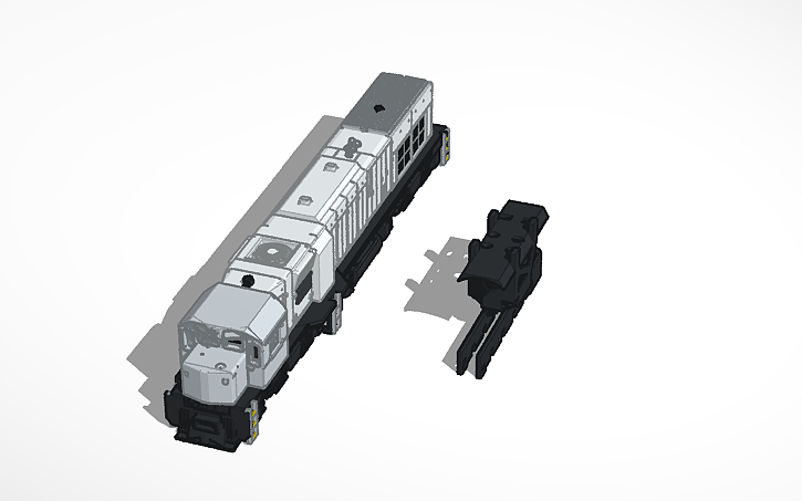 3D design EMD GT26CW-2 Locomotive(N) | Tinkercad