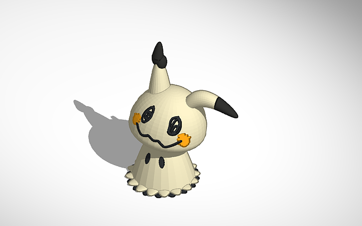 3D design Mimikyu - Tinkercad