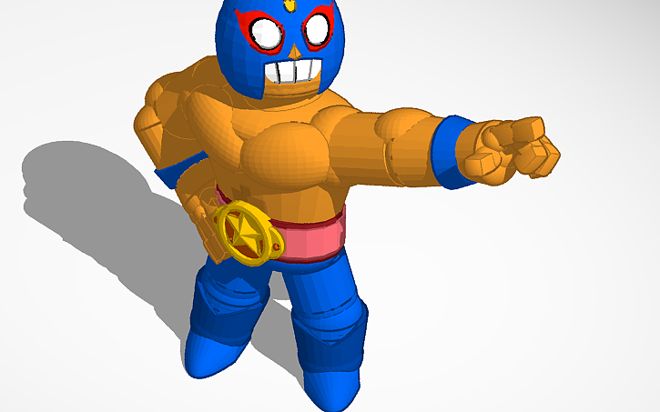 3D design El Primo - Tinkercad