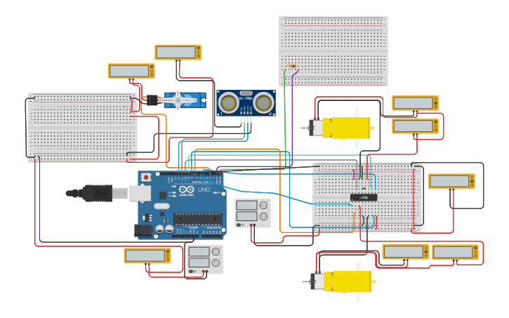 Circuit design Bishow-Rover-Design | Tinkercad