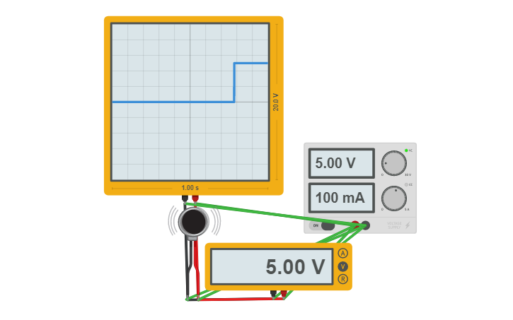 Circuit Design Vibration Meter Tinkercad