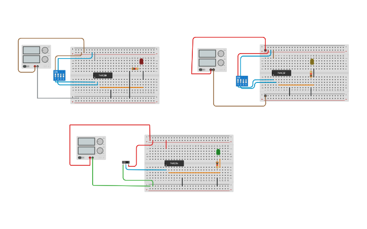 Circuit design INGGI MAULANI_TI 2B_TGS SISTEM DIGITAL | Tinkercad