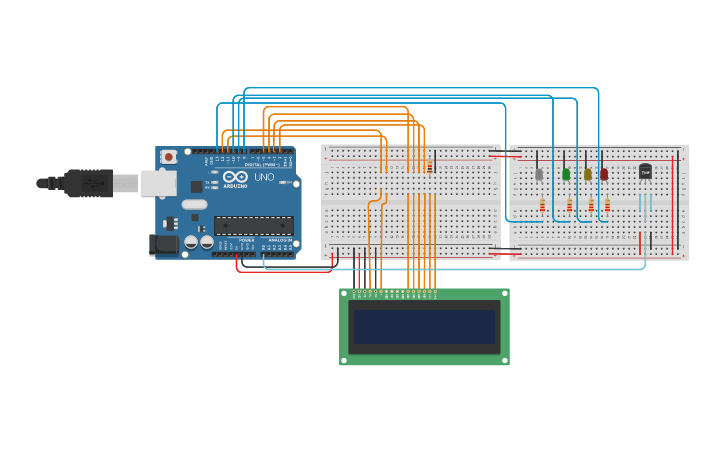 Circuit design practica 17 | Tinkercad