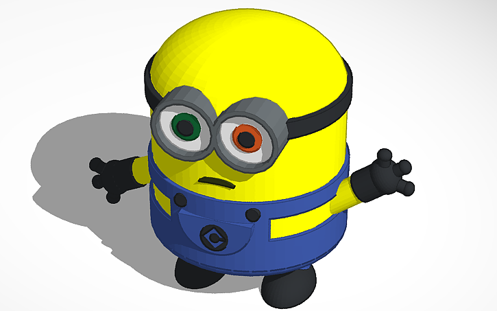 3D design Minion - Tinkercad