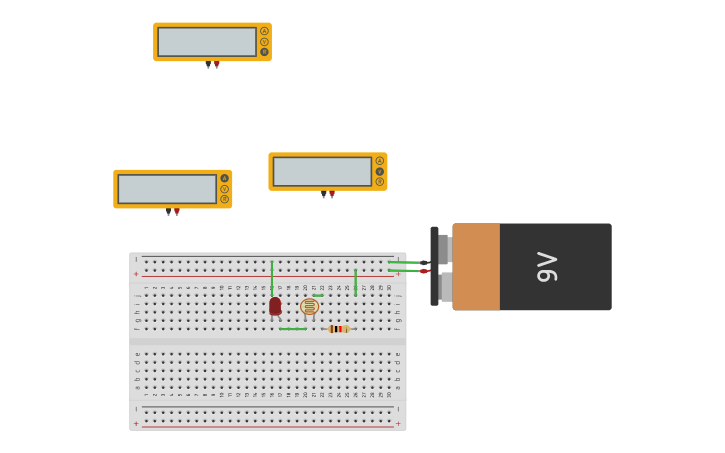Circuit design 9V_led_ldr | Tinkercad