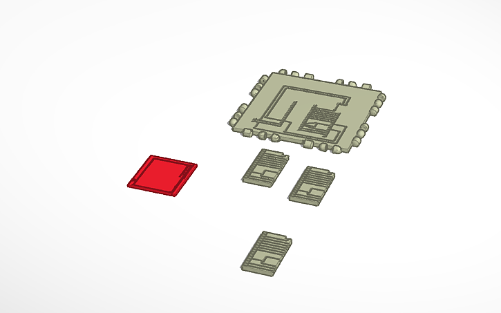 3D design circuit board - Tinkercad